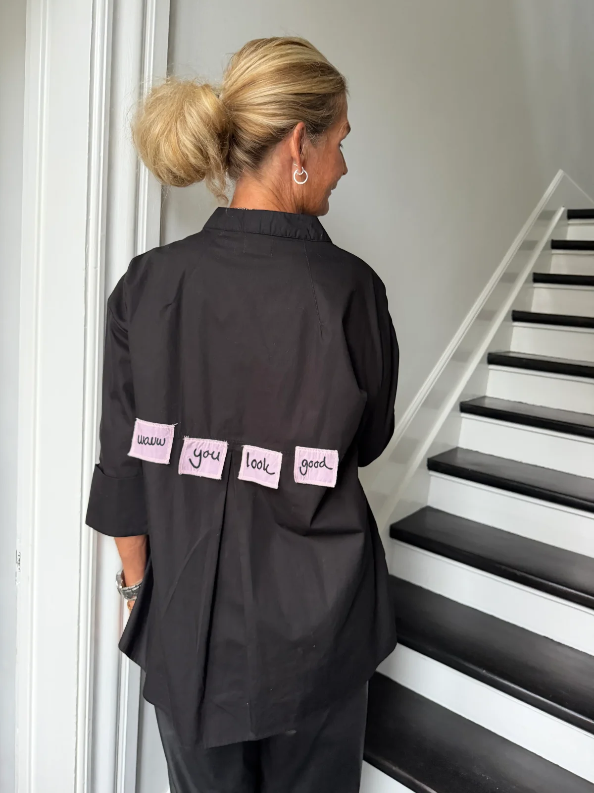 Wauw - Luna Skjorte Wauw - Black - Brands - Noramoe.dk